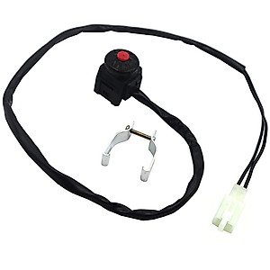 Wire Harness Wiring Loom CDI Ignition Coil Spark Plug Kill Switch Rebuild Kit for 125CC 110CC 90CC 70CC 50CC Kick Start Dirt Pit Bike ATV Quad Bike Go Kart by TOPEMAI
