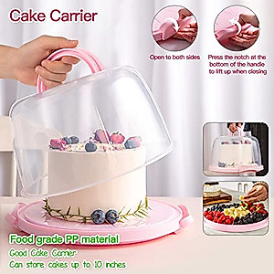 Cake Decorating Supplies with Aluminum Alloy Revolving Cake Stand, Cake Carrier, Acrylic Round Cake Discs, 268PCS Cake Decorating Kit with 54 Piping Tips, Various Cake Spatula, Reuseable Cake Board