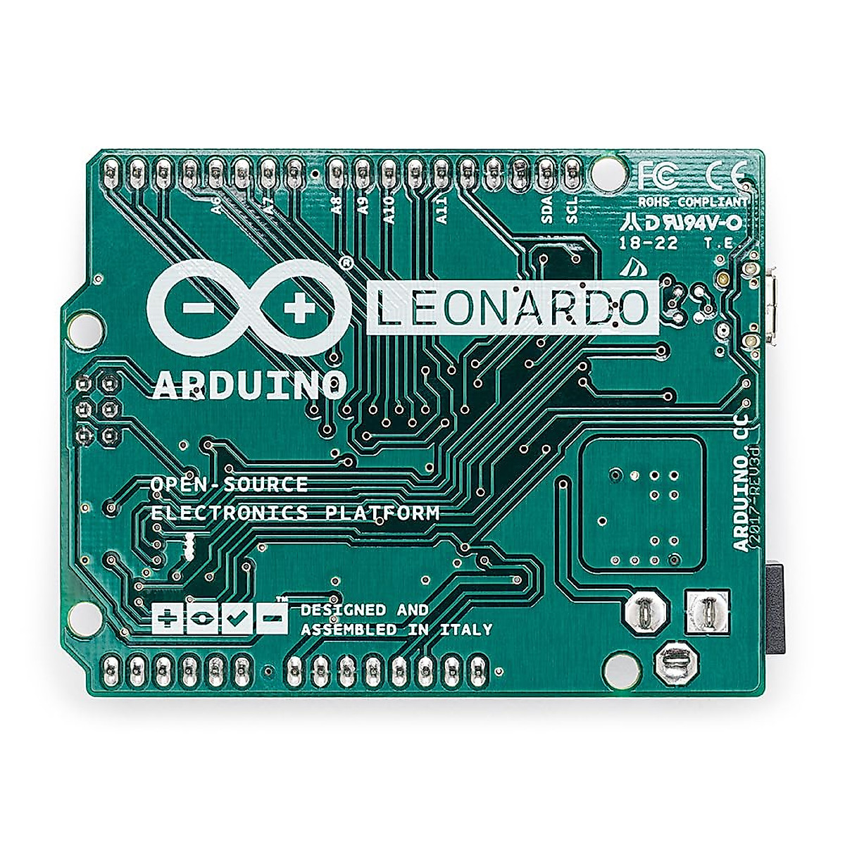 Arduino Leonardo with Headers [A000057]