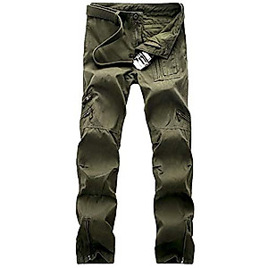 MAGCOMSEN Camping Pants Men Hiking Pants Lightweight Combat Pants Military Pants Men Summer Panst for Men Airsoft Pants BDU Pants Work Pants Grey