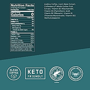 Bulletproof The High Achiever Pods, 10 count, Medium-Dark Roast Enhanced Coffee