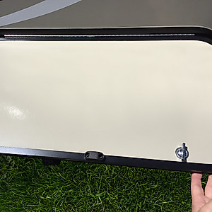 #1 Selling/Rated - Magnetic Baggage Door Catch - Holder - Clip - Latch for RV, Trailer, Camper, Motor Home, Cargo Trailer, Boat Compartments - Replaces Plastic Spring Clips (White 5-Pair)