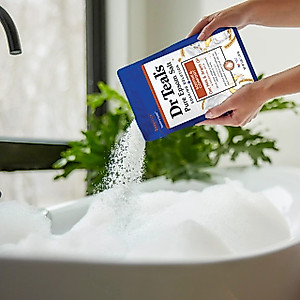 Dr Teal's Pure Epsom Salt Soak, Soothe & Comfort with Oat Milk & Argan Oil, 3 lbs