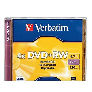 Verbatim America (94520) 6-Pack DVD Rewritable Media DVD+RW 4x 4.70GB with Jewel Case