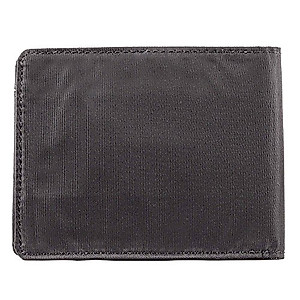 Big Skinny Men's L-Fold Passcase Slim Wallet, Holds Up to 30 Cards, Black