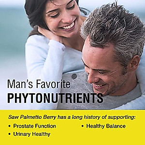 SOLARAY Saw Palmetto Berry 555mg | Healthy Prostate Support from Fatty Acids & Plant Sterols | Non-GMO, Vegan & Lab Verified | 100 VegCaps