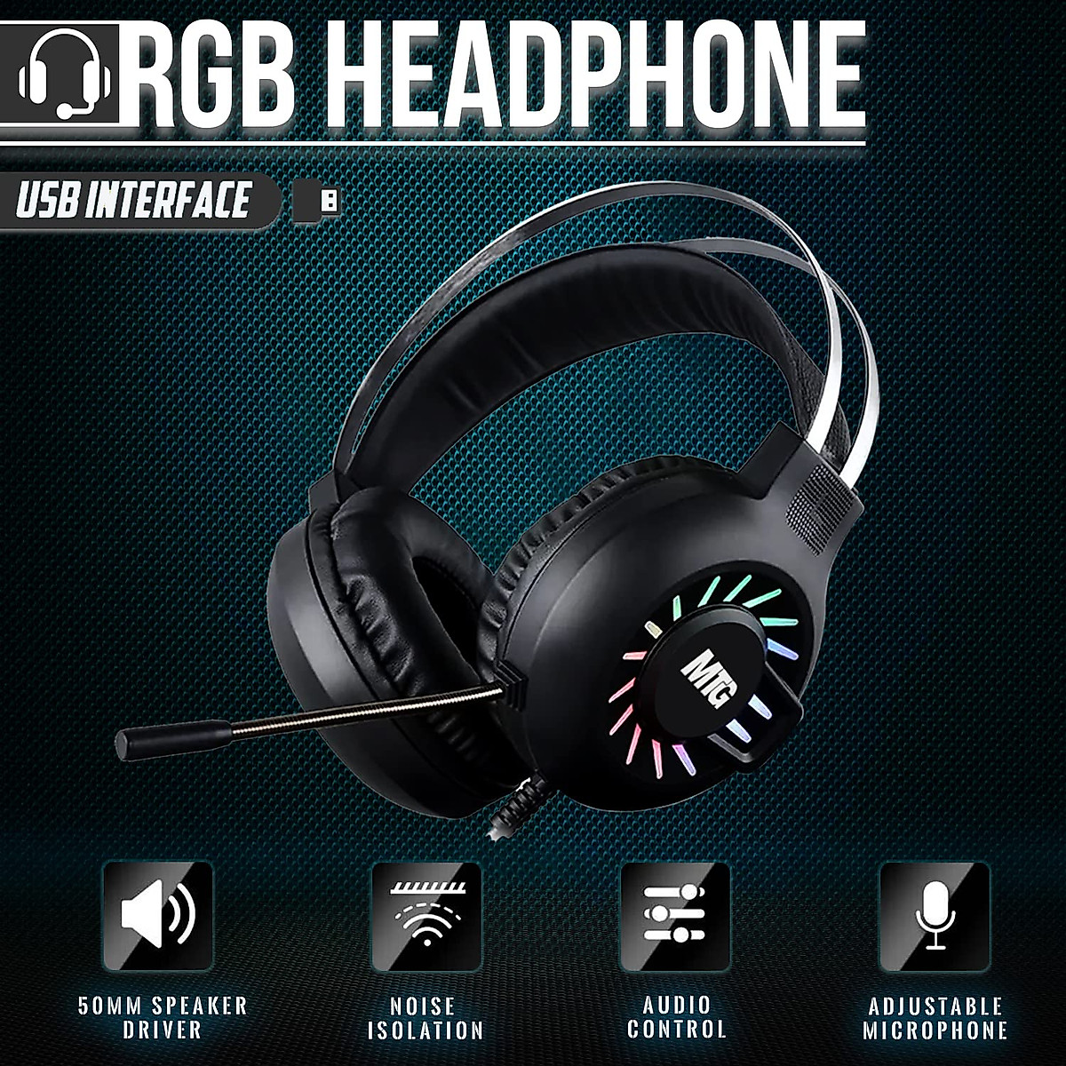 Gaming Desktop PC, Intel Core i5 6th Gen, TechMagnet Zeus, AMD RX 550 Graphics, 32GB RAM, 512GB SSD, MTG New 24 Inch Dual Monitor, RGB Keyboard Mouse, Headphone, Webcam, Win 10 Pro (Renewed)