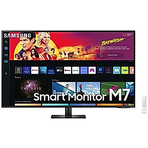 Samsung LS43BM702UNXZA-RB 43" M70B 3840x2160 60Hz UHD Smart Monitor Black - Certified Refurbished