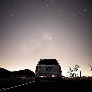 STARREY Outdoor Reflective Tape Red White 1 in X 12 FT Waterproof Self Adhesive DOT-C2 Trailer Safety Caution Conspicuity Dot Tape for Trucks Cars