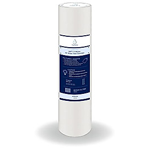Hydraira 4-Pack 5 Micron 9.87” x 2.5” Sediment Water Filter Replacement Cartridge for Any Standard RO unit | Whole House RO System | Whole House Sediment Filtration CG9870005