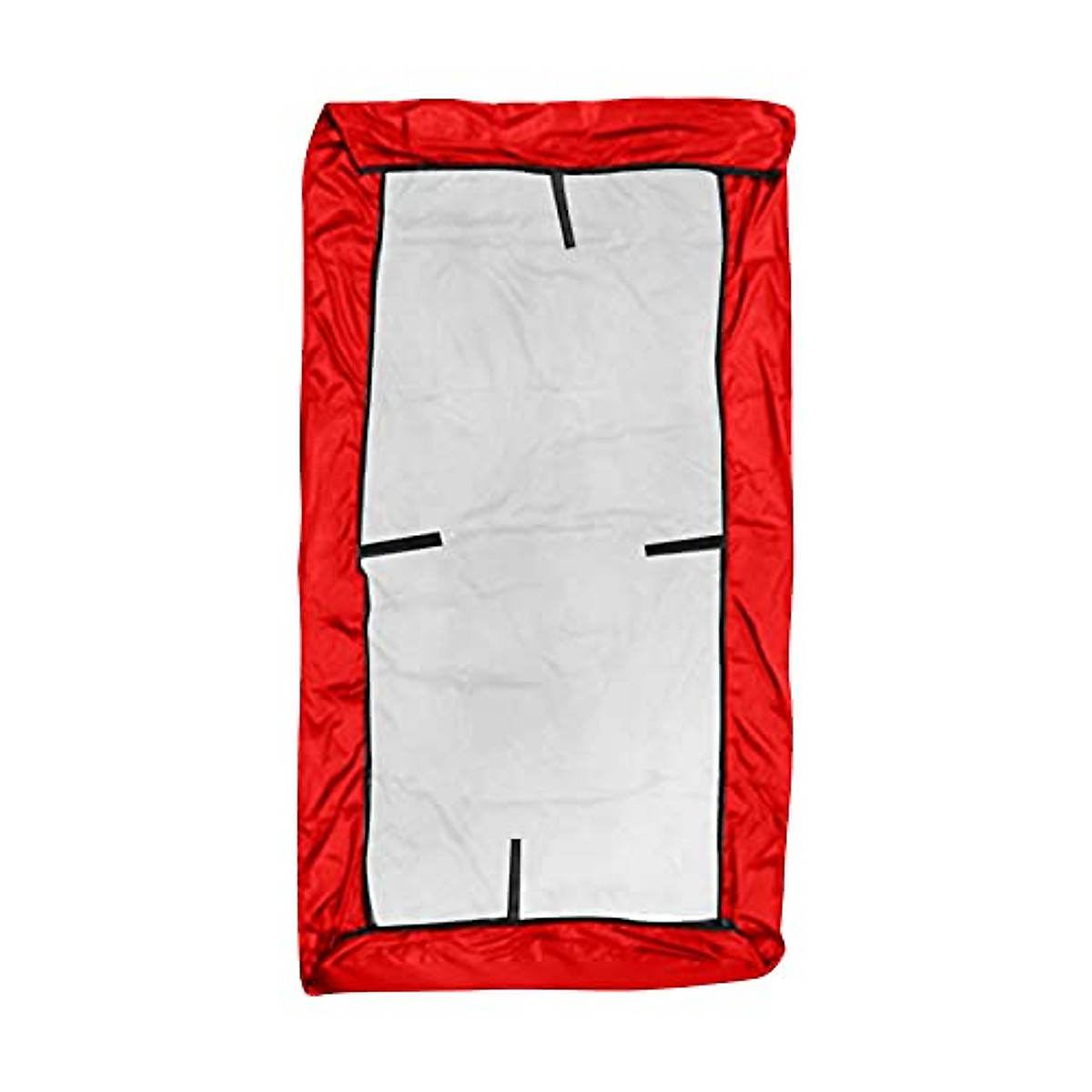 Swing Cover Sunshade Replacement Swing Canopy Top Waterproof Frost-Proof Sun-Proof (Not Included Swing) (Red)