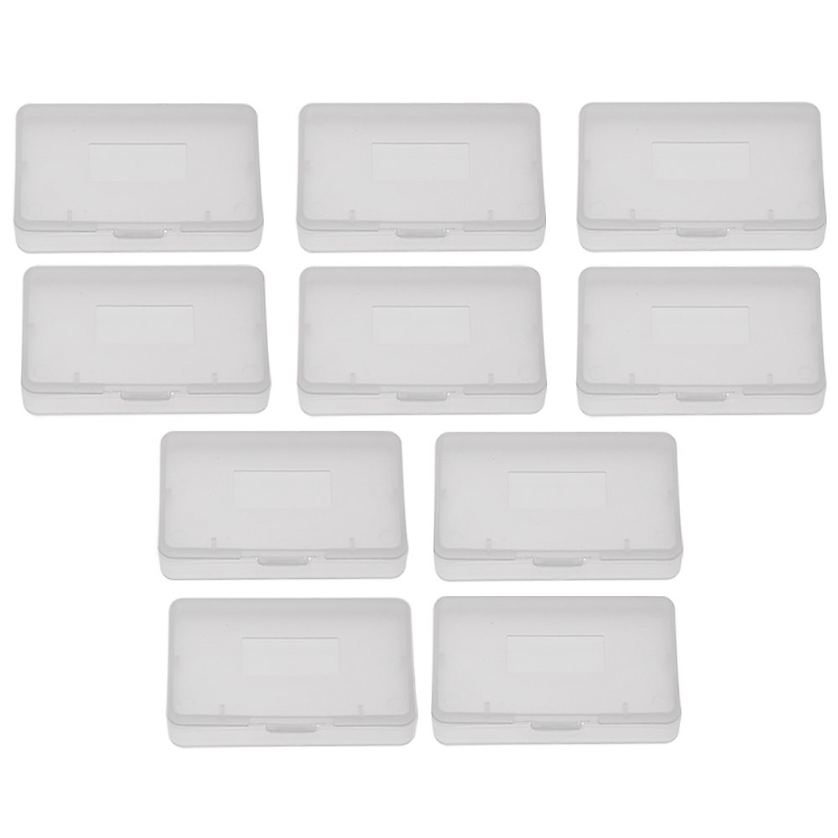 Lazmin 10pcs Anti Dust Game Case, Clear Plastic Cartridge Game Case for Game Boy Advance GBA