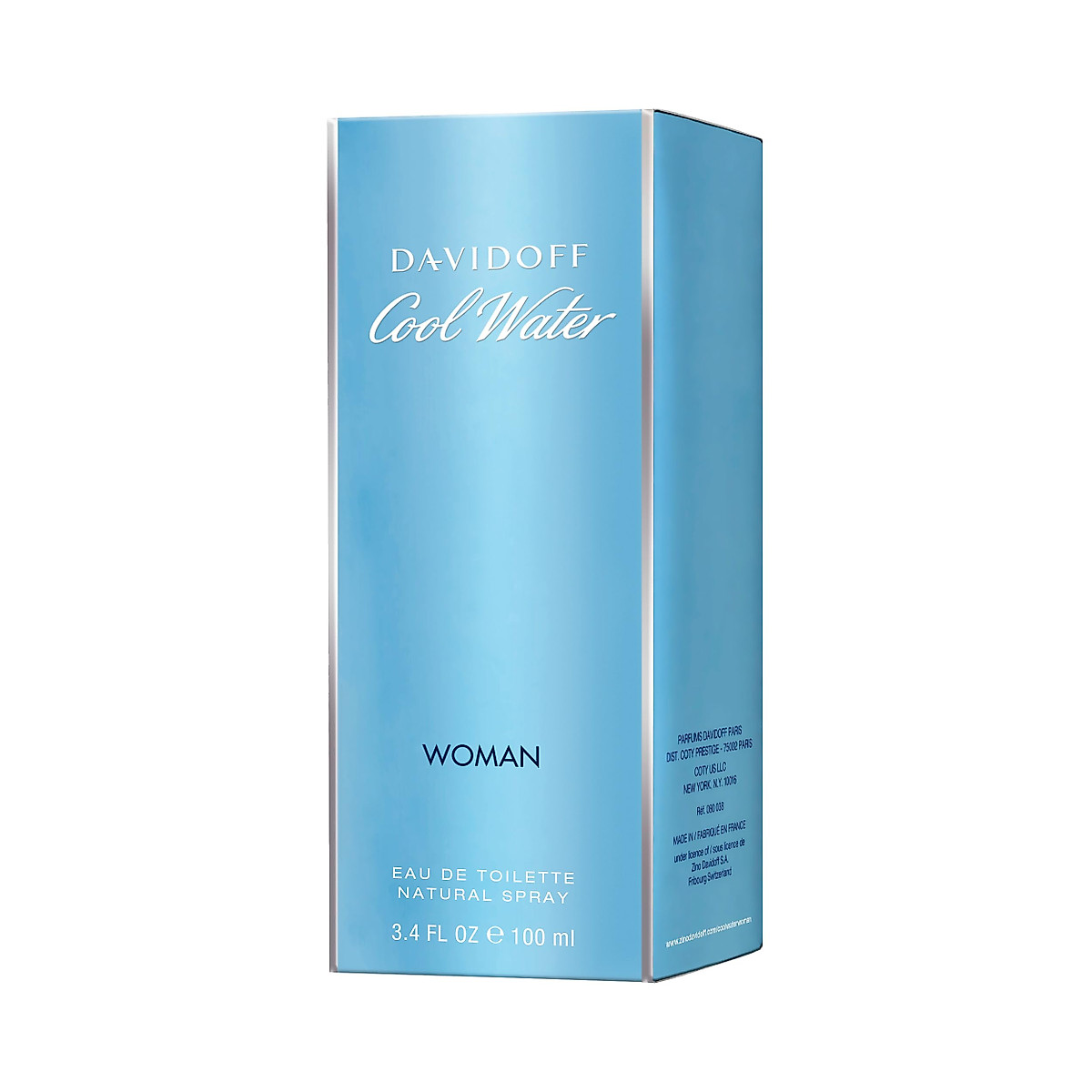 Cool Water by Davidoff for Women 3.4 oz Eau de Toilette Spray, 118706