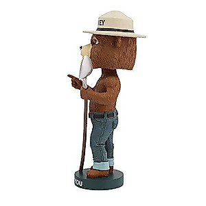 Royal Bobbles Smokey Bear Bobblehead, Premium Polyresin Lifelike Figure, Unique Serial Number, Exquisite Detail