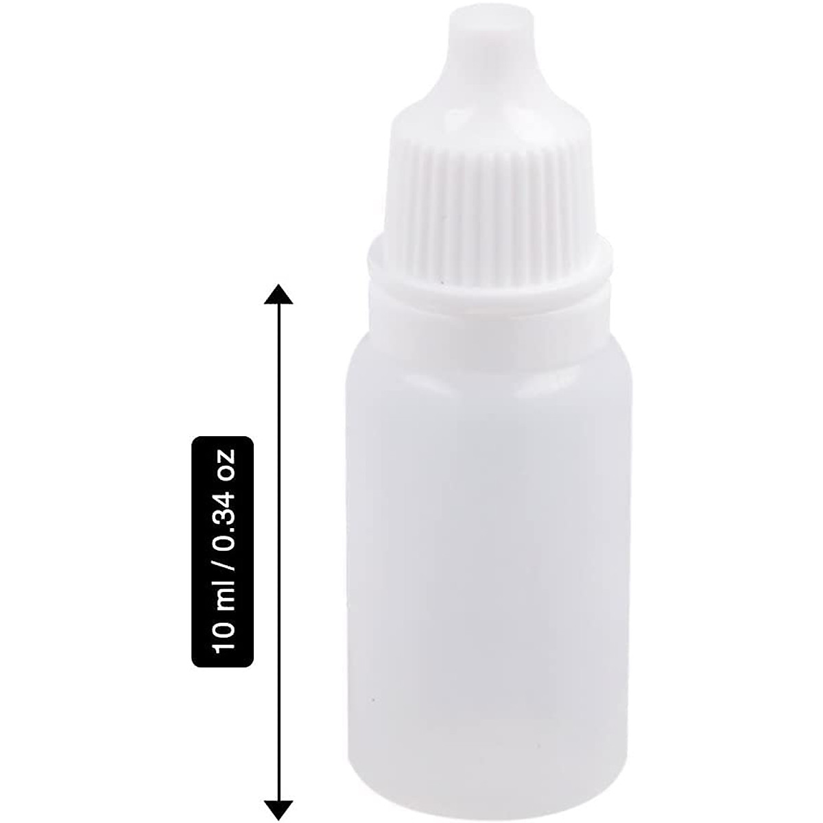 supershop 50 PCS Plastic Dropper Bottle Drop Bottles Empty Squeezable Eye Liquid Essential Oil Squeeze Bottle Small Dropper Refillable Containers with Caps 10ml