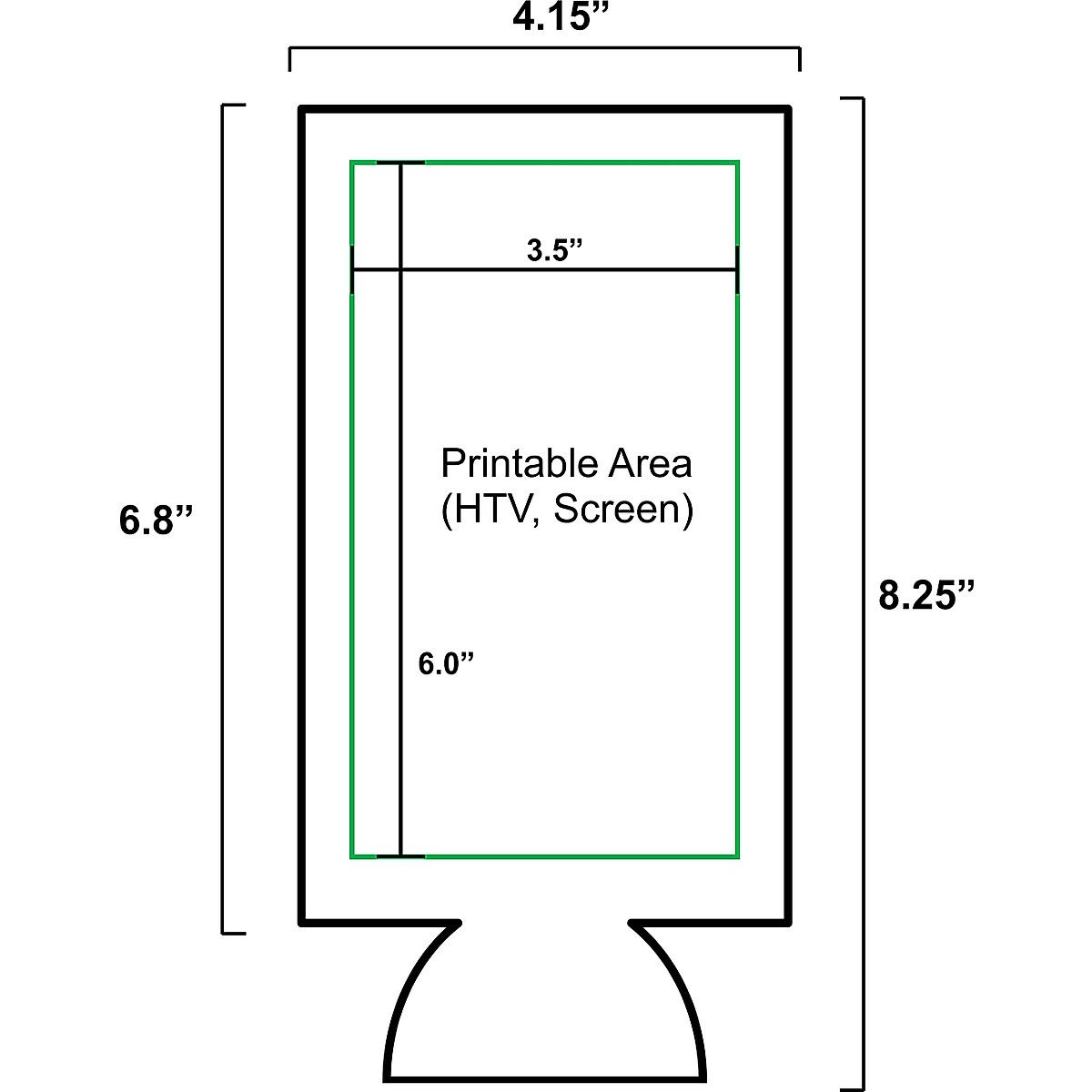 Blank Neoprene 24 oz. Can Coolie (2 Pack, Black)