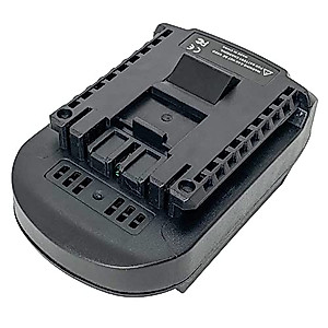 Battery Adapter for Bosch 18V Lithium-Ion Cordless Tool, Compatible with Dewalt 18V 20V Max/Milwakee M18 18V Li-ion Battery Convert to Bosch 18V Compact Lithium Battery BAT608 BAT609 BAT612 BAT618