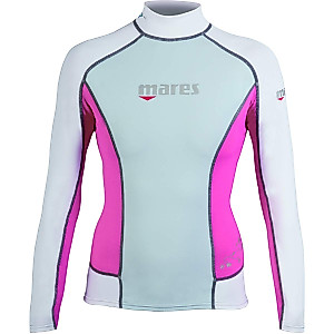 Mares Womens Trilastic Short Sleeved Rashguard (Pink, 6)