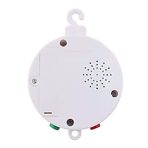 HLEEDUO Crib Mobile Music Box Spinner with Rotating Hook-Crib Mobile Motor Battery Power Crib Mobile Plays 35 lullabies Crib Mobile Toys Attachment