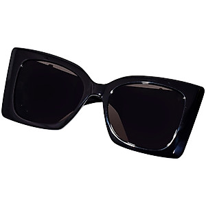 Saint Laurent Women's Sl M119 Blaze Sunglasses, Black, One Size