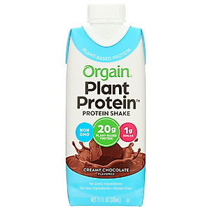 ORGAIN Creamy Chocolate Plant Based Protein Shake, 11 FZ