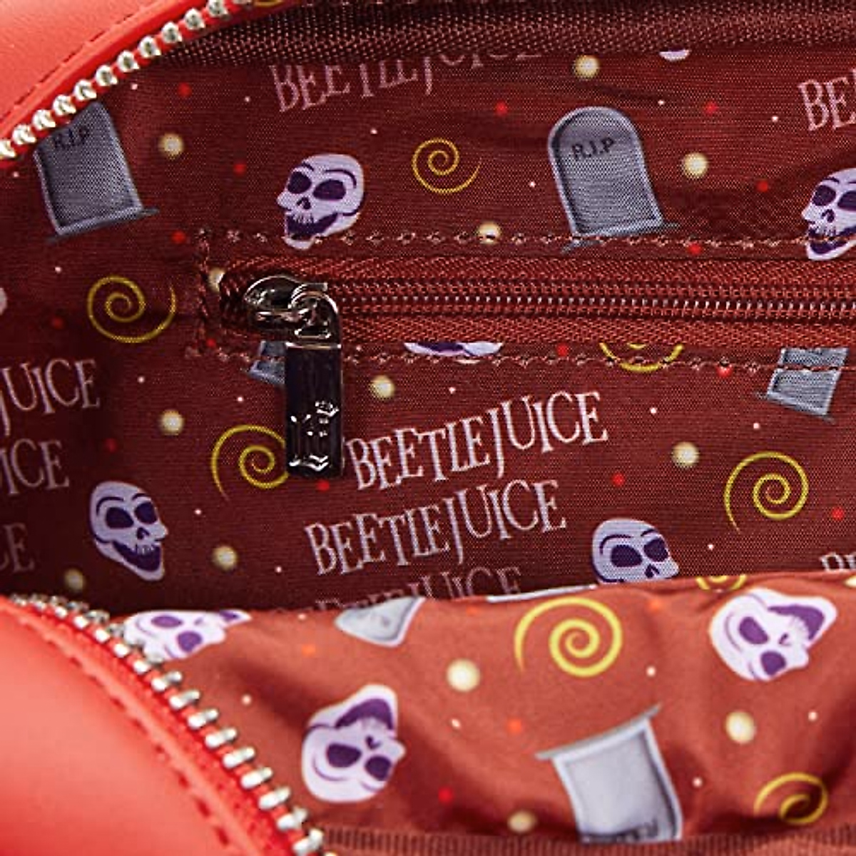 Beetlejuice Glow Graveyard Sign Crossbody Bag