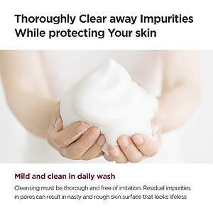 ma:nyo Vitamin C Soda Foam Cleanser | Deep Pore Cleansing Face Wash | Gentle and Non-Irritating | Korean Skincare for Men and Women, 5.0 fl oz (150ml)