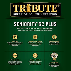Kalmbach Feeds Tribute Maturity Textured Gc Plus for Horse, 50 lb