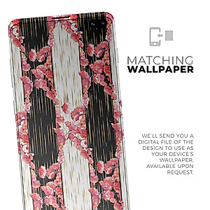 DesignSkinz Karamfila Watercolo Poppies V6 Protective Vinyl Decal Wrap Skin Cover Compatible with The Samsung Galaxy S20 (Screen Trim & Back Glass Skin)