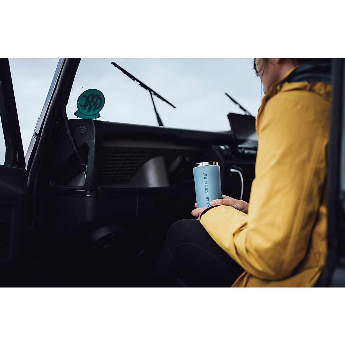 Lifeventure Thermal Mug, Matt Ice Blue, 300ml