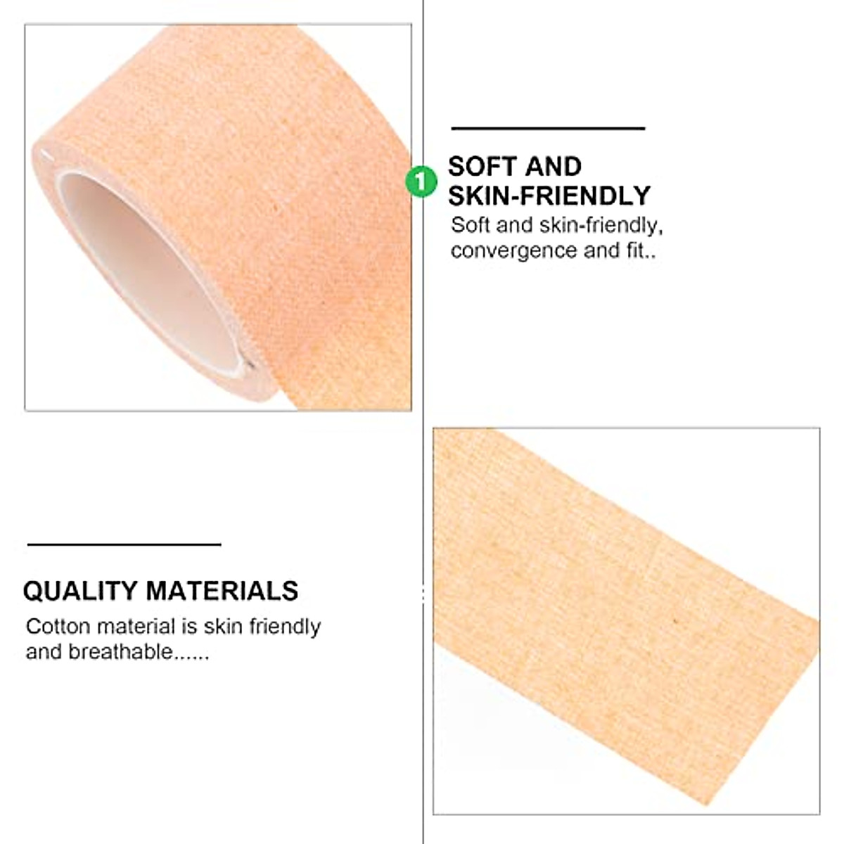 2Pcs healing stickers stretch chapped skin tape adhesive plaster tape winter tape self adherent wrap elastic wrap bandages wrist ankle tape dressings tape gauze belt cloth