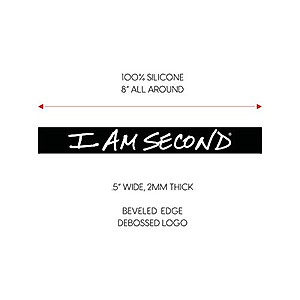 I Am Second 3-Pack Adult Multi-Color Wristband Bundle