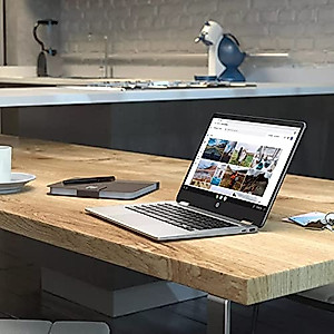 HP Newest Laptop X360 14a Chromebook 14in HD Touchscreen Intel Celeron 4GB DDR4 64GB eMMC WiFi Webcam Stereo Speakers Bluetooth 5 Chrome OS Silver Color (Renewed)