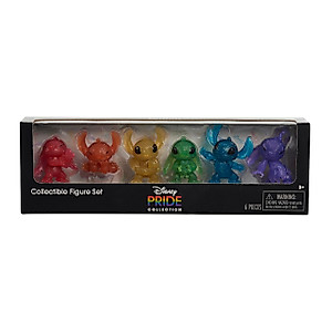 Disney Stitch Pride Collectible Figure Set, 2.5-inch Collectible Figurines, Pretend Play, Kids Toys for Ages 3 Up by Just Play
