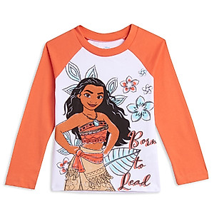 Disney Moana Infant Baby Girls 2 Pack T-Shirts White/Blue 18 Months