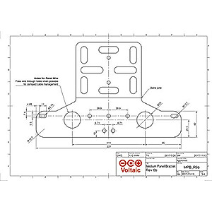 Voltaic Systems - Solar Panel Mounting Bracket (Medium) | Compatible with 3.5W - 10W Voltaic Solar Panels