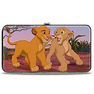 Buckle-Down Women's Hinge Wallet-The Lion King, 7" x 4"