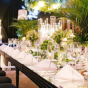 Floating Candles 2” 6 Hour White Unscented Dripless Wax Discs, Floating Candles for centerpieces, Cylinder Vases, Wedding, Party, Pool, Holiday