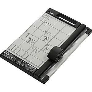 CARL 12 inch DC-200N Premium Rotary Paper Trimmer, Metal Base, 15 Sheet Cutting Capacity.