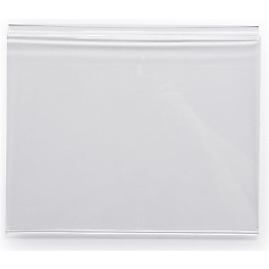 Set of 10, Slat Wall Sign Frames for 11x8.5 Graphics - Clear Plexiglas