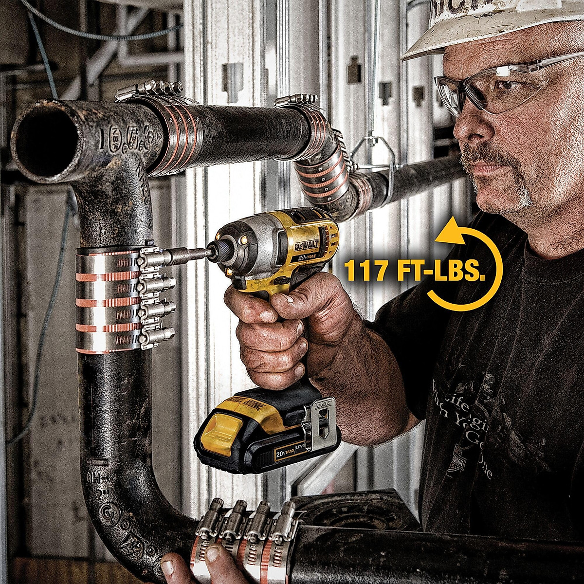 DEWALT 20V MAX Cordless Drill and Impact Driver, Power Tool Combo Kit with 2 Batteries and Charger (DCK240C2)