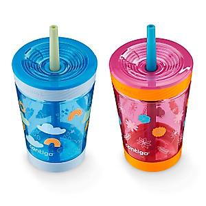Contigo Kids Spill-Proof Tumbler with Straw, 14 oz., 2 Pack