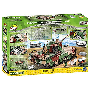 1000 Pcs Historical Collection WWII /2540/ Panzerkampfwagen Vi Tiger Ausf.B Konigstiger
