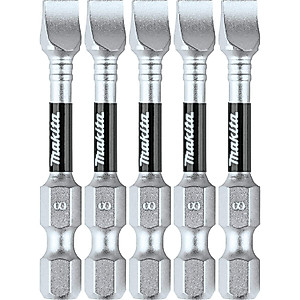 Makita E-01024 Impact XPS™ #8 Slotted 2" Power Bit, 5/pk