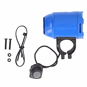 Wobythan Electronic Bike Siren Bell, Bike Alarm Horns Adjustable Waterproof Loud Bicycle Handlebar Alarm Speaker Security Surveillance Ring Bell