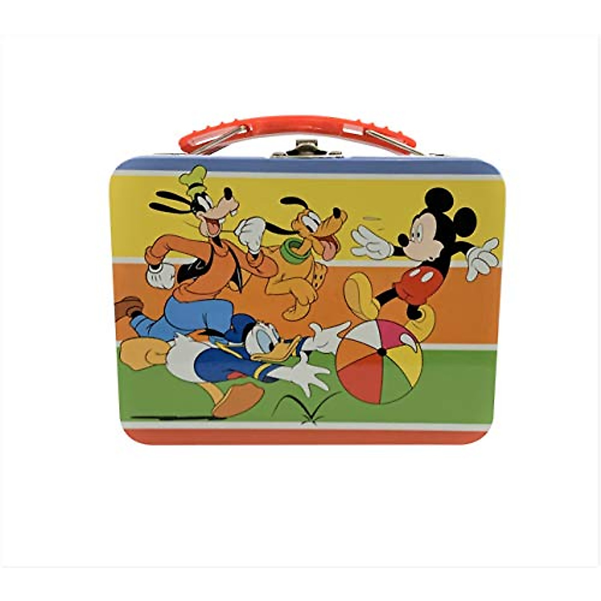 Disney 3-Pk 5.5" Tin Box Minnie Mickey Mouse & Friends Carry All