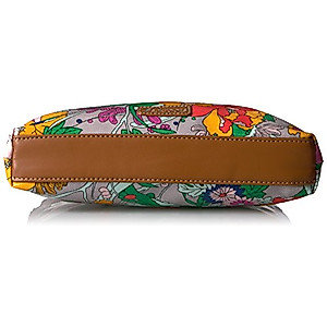 Sakroots Flat Crossbody, lilac flower power