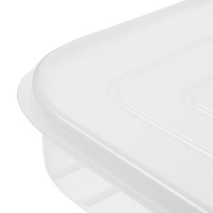 2 Pcs Transparent Food Storage Boxes with Lid for Refrigerator, Meat Container, Bacon Keeper, Stackable Cold Cuts and fruits Storage Containers for Fridge,Fridge Organizers