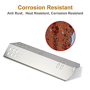 BTCDR Grill Heat Plate Replacement for Dyna-Glo DGH485CRP, Dyna-Glo DGH474CRP Gas Grill, Heat Shield for Dyna-Glo 4 Burner Grill Models, Stainless Steel Heat Tent, 5 Pack