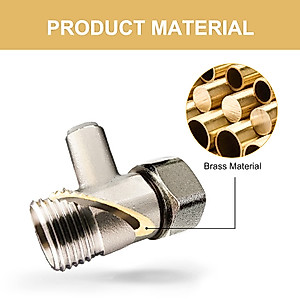 3 Way Tee 7/8" x 7/8" x 1/4",Bidet T Valve for ZMJH Toilet Bidet